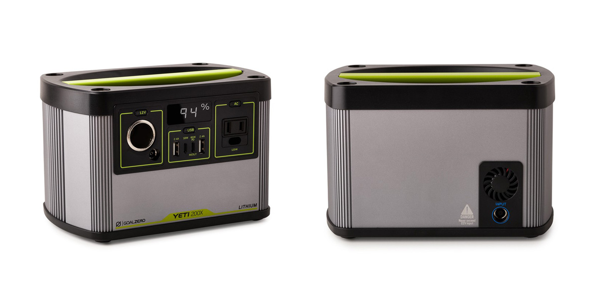 Goal Zero Releases Lightweight Power Station Yeti 200X with AC Outlet ...