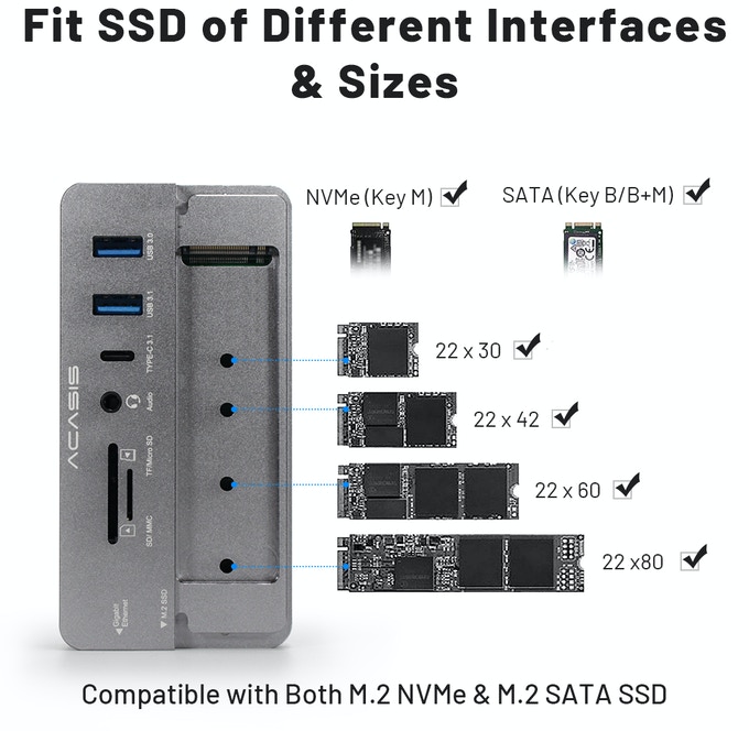 Kickstarter - ACASIS: Swappable High-Speed SSD Storage & 10-In-1 Hub ... Kickstarter - ACASIS: Swappable High-Speed SSD Storage & 10-In-1 Hub ...