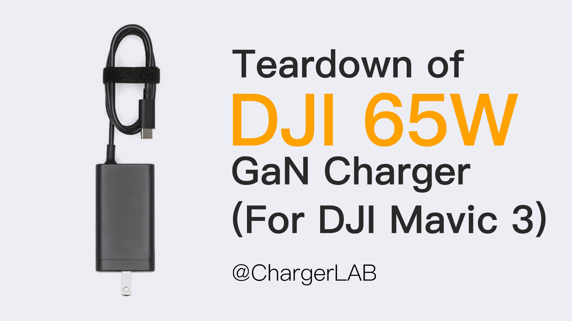 Latest Teardown of DJI 65W GaN Charger (For DJI Mavic 3) - Chargerlab