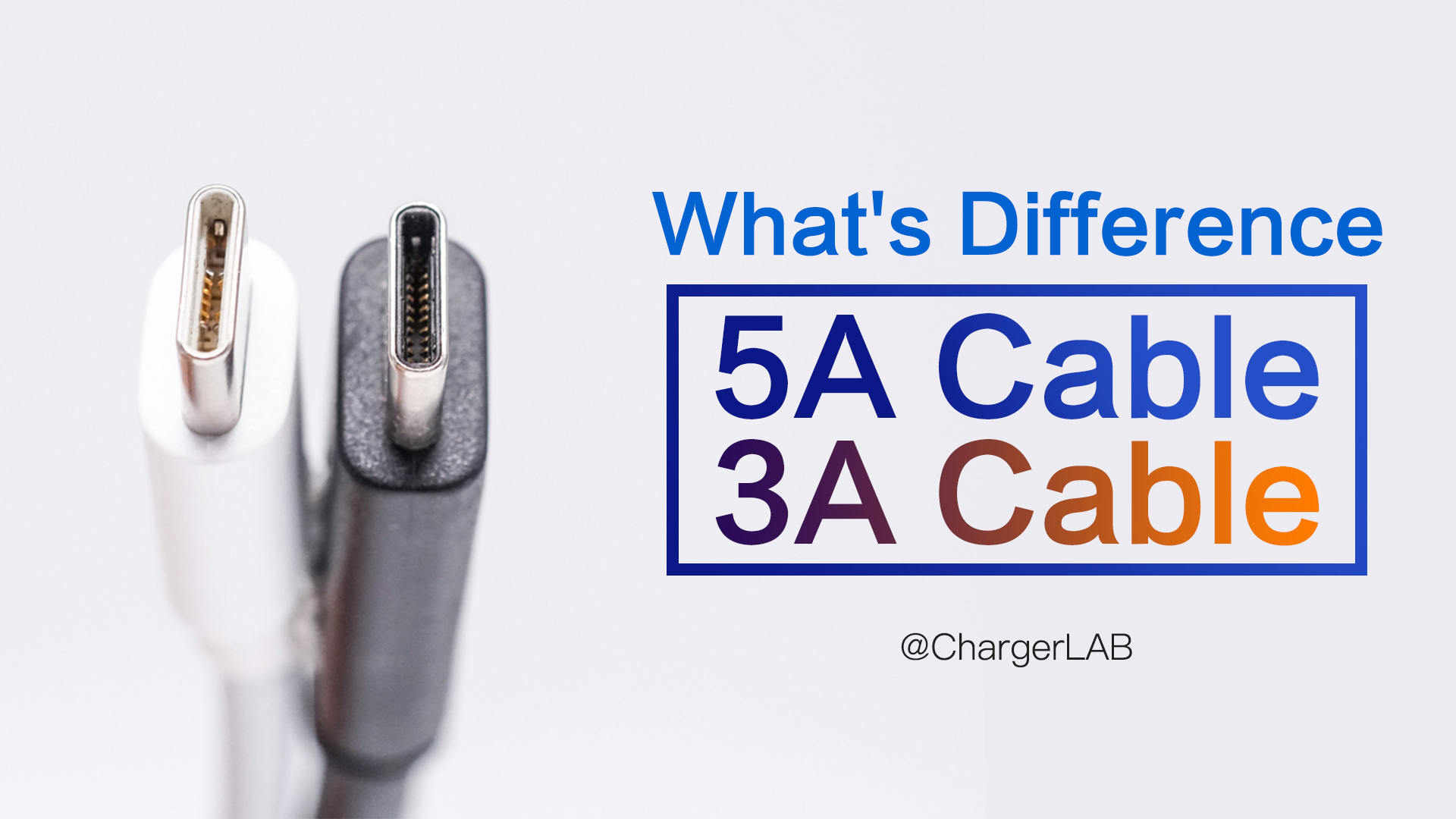 What's Difference Between 5A Cable and 3A Cable (PD Protocol) - Chargerlab What's Difference Between 5A Cable and 3A Cable (PD Protocol) - Chargerlab