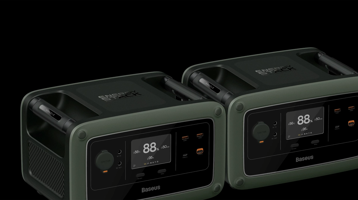 Up to 2400W丨 Baseus Launched 600W Portable Power Station with Digital ...