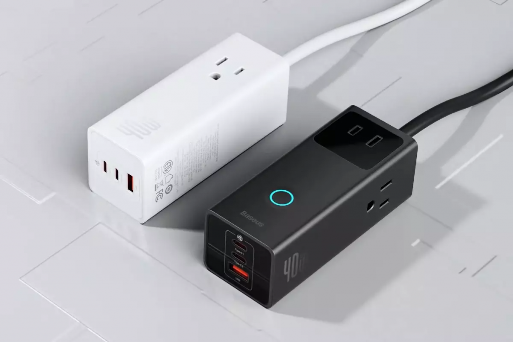 Baseus Launched 6-in-1 40W GaN Power Strip on Amazon US - Chargerlab