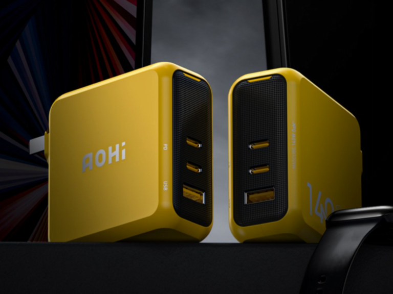 AOHI Launched Magcube 140W GaN Charger - Chargerlab