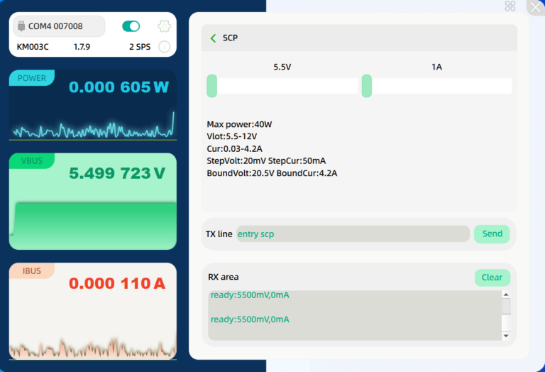 Protocol Trigger Module on PC | The New Update of POWER-Z KM003C/2C ...