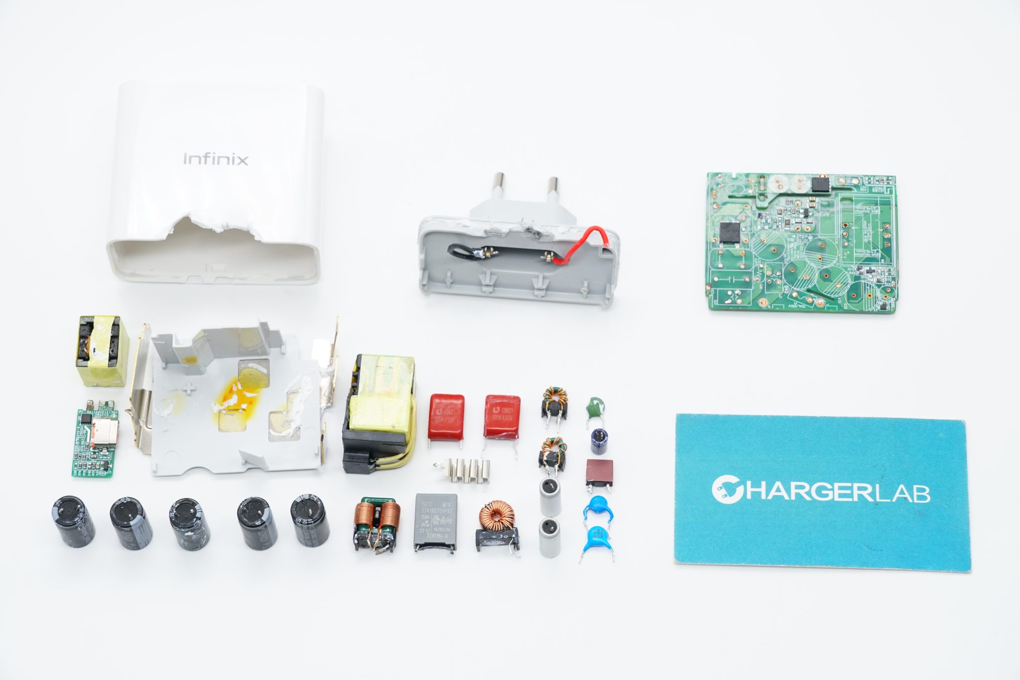 Teardown of Infinix 180W USB-C GaN Charger (U1800XEA) - Chargerlab