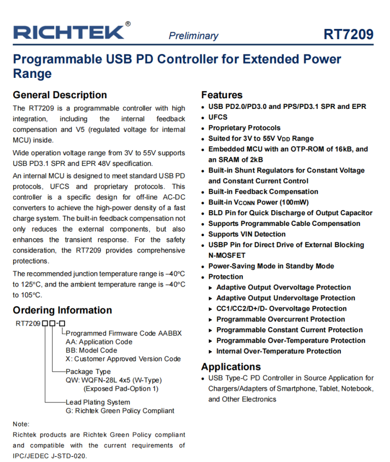 Eight PD 3.1 48V Fast Charging Protocol Chip: ChargerLAB Analysis ...