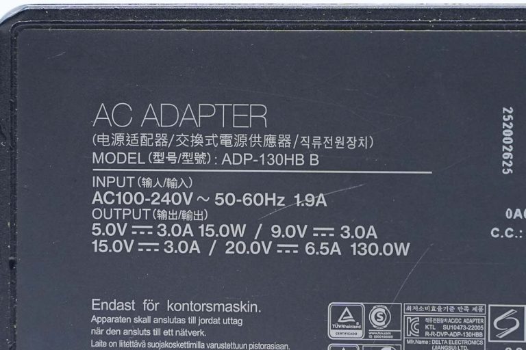 Teardown of ASUS ROG 130W USB-C GaN Power Adapter (ADP-130HB B ...