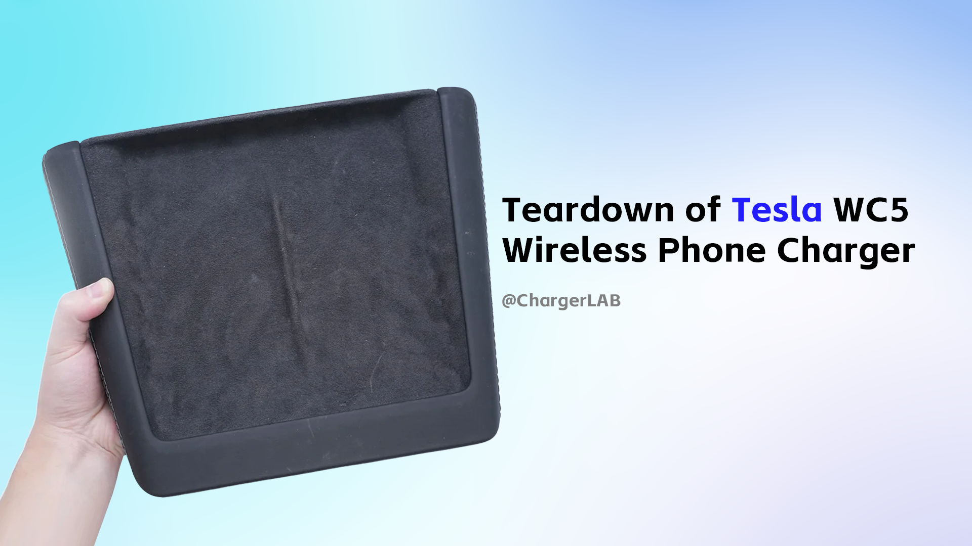 Teardown of Tesla WC5 Wireless Phone Charger - Chargerlab