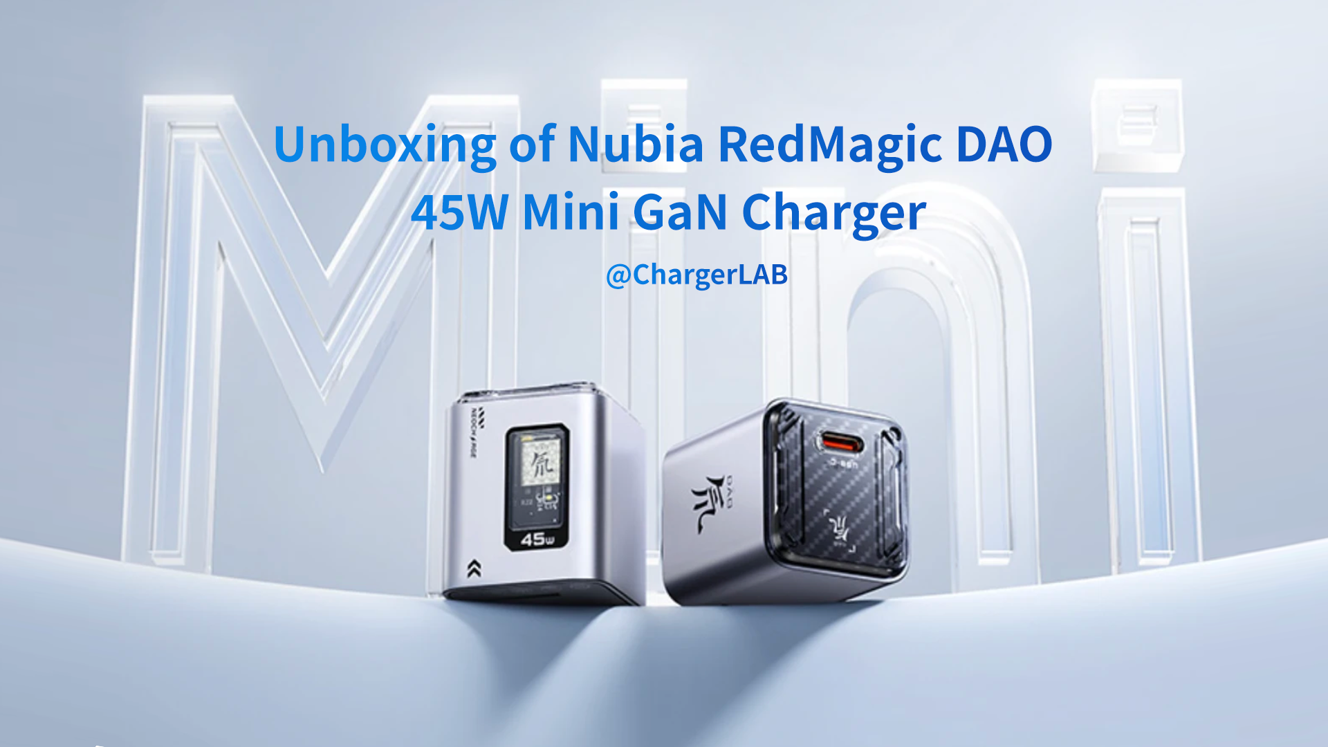 Unboxing of Nubia RedMagic DAO 45W Mini GaN Charger - Chargerlab